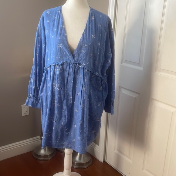 Zara | Tops | Zara Eyelet Tunic | Poshmark